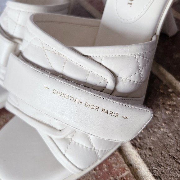 Dior | Shoes | Christian Dior Women Dio Evolution Heeled Slide Sandal ...